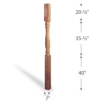 Wood Porch Posts | Turned Porch Posts | Mr. Spindle
