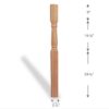 Colonial Newel — 4x4 - Mr. Spindle, Inc.