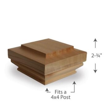 Hatteras Post Cap — 4x4 - Mr. Spindle, Inc.