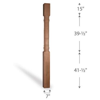 Traditional Porch Post — 8x8 - Mr. Spindle, Inc.