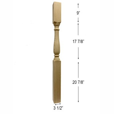 Victorian Newel — 4x4 - Mr. Spindle, Inc.